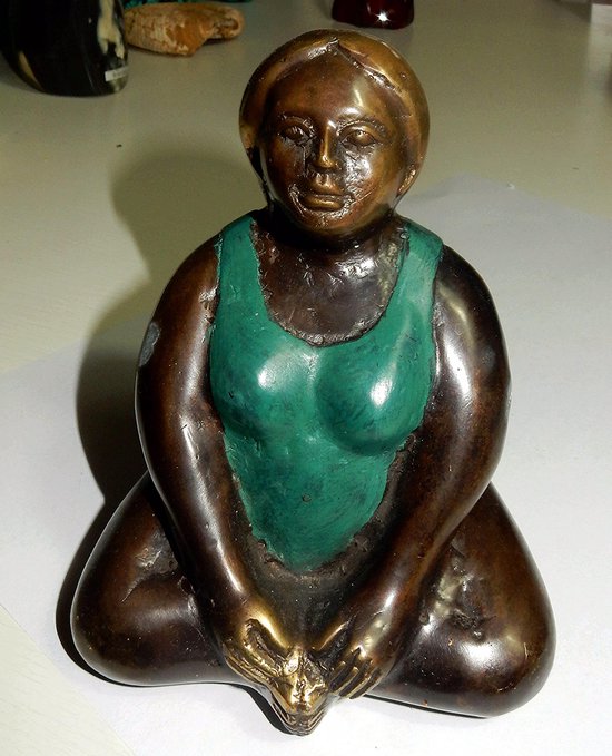 Volslanke Dame In Brons