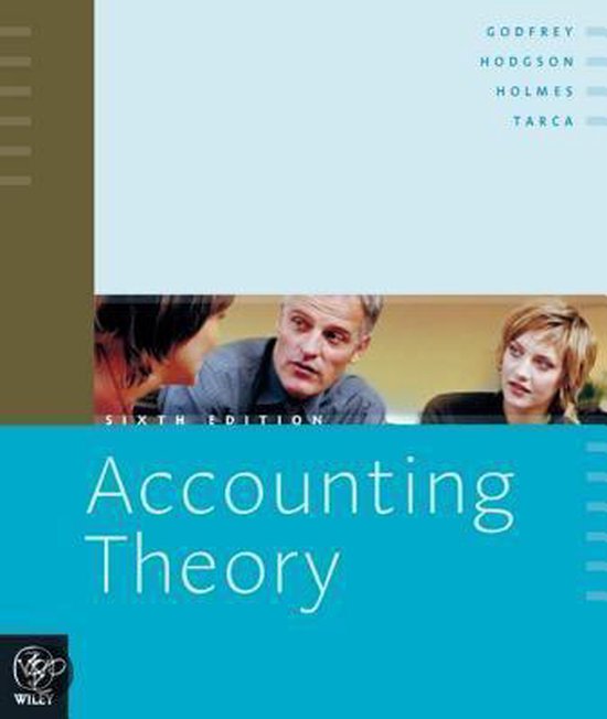 Accounting Theory | 9780470810644 | Jayne Godfrey | Boeken | bol