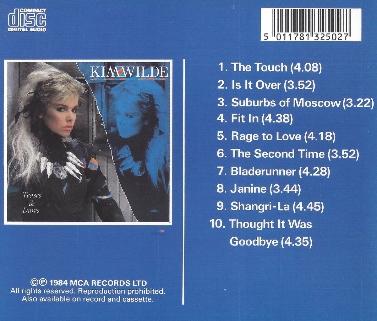 Kim Wilde - Teases And Dares, Kim Wilde | CD (album) | Muziek | bol.com