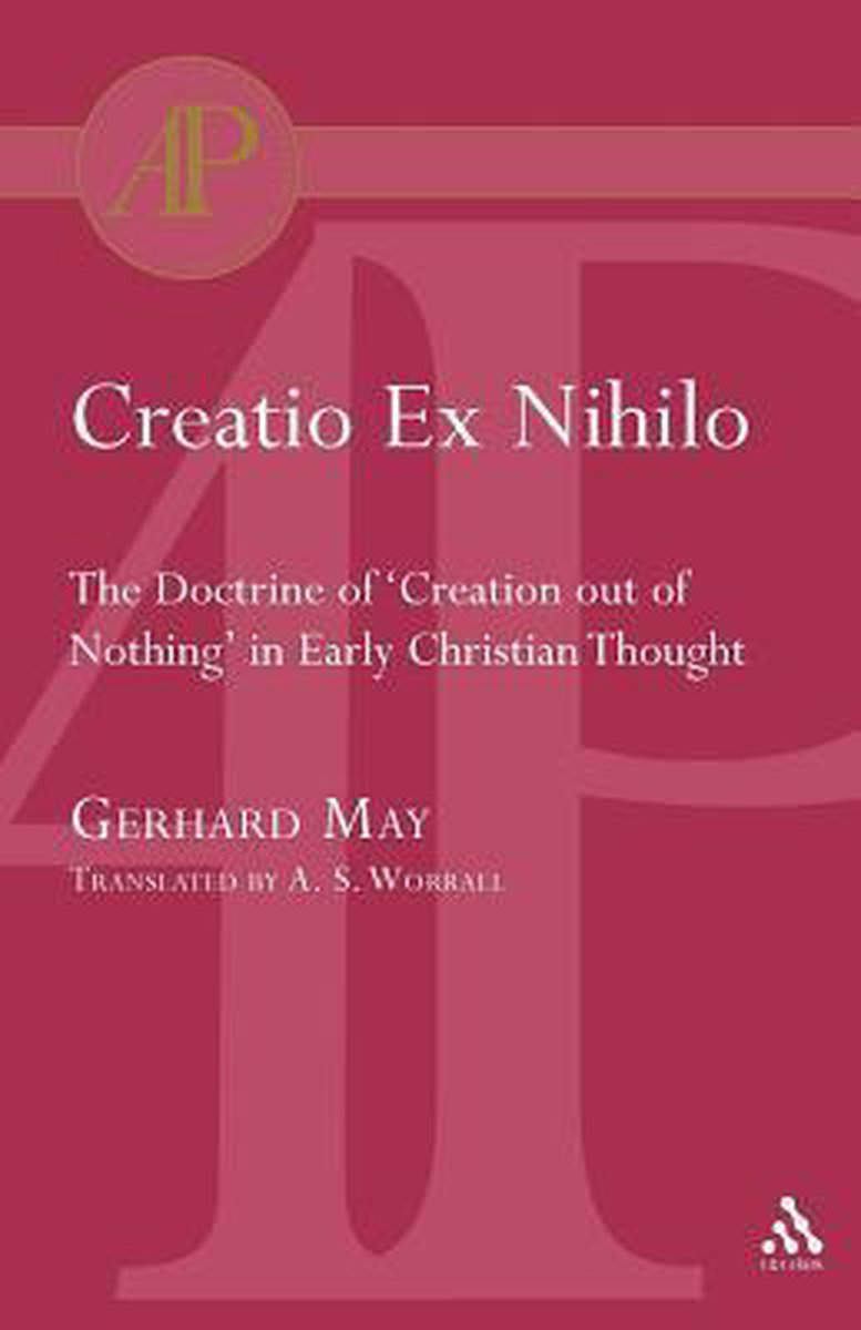 Creatio Ex Nihilo | 9780567083562 | Gerhard May | Boeken | bol.com