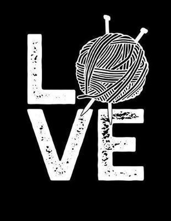 LOVE Knitting Graph Paper 2, Knit Happens | 9781091065024 | Boeken | bol