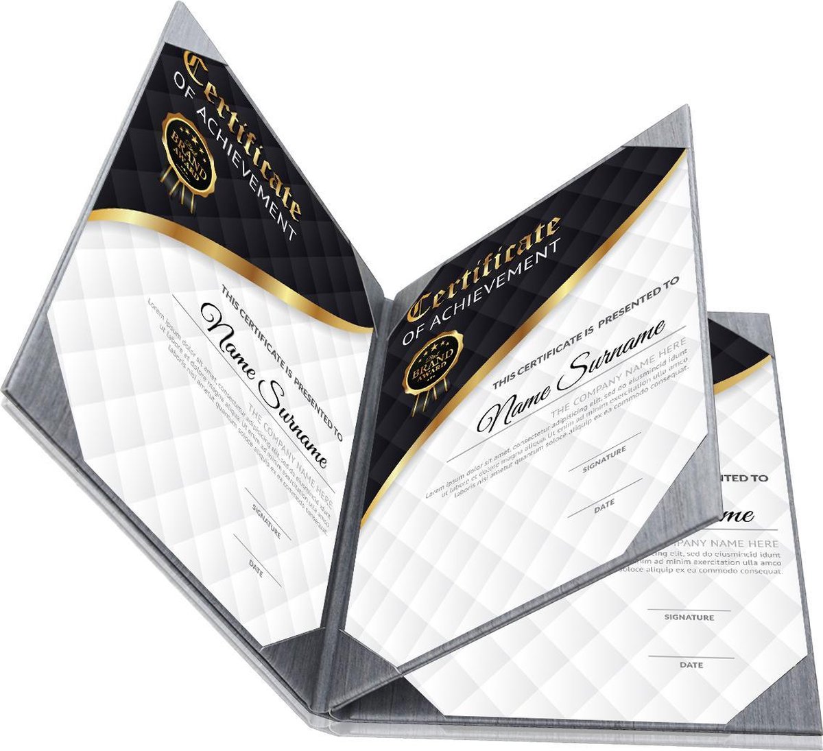 Goodline® - Rapportmap / Diplomamap / Certificaat Mappen - 4x A5 ...