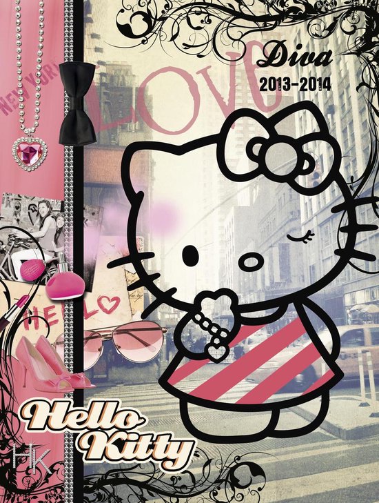 Hello Kitty Diva / Schoolagenda 2013- 2014 | bol.com