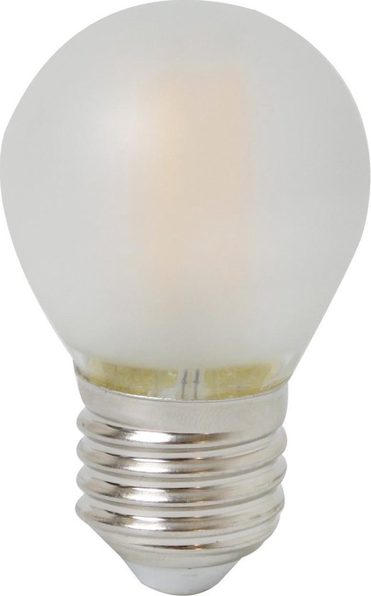 Calex - 3 stap Dim Kogel led lamp Mat 1,3W-5,5W - E27 -130-550LM 2700K - Outlet | bol