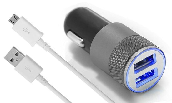 MMOBIEL High Speed Autolader Oplaad Adapter - 2 USB Poorten 2.1A + 1.0A ... MMOBIEL High Speed Autolader Oplaad Adapter - 2 USB Poorten 2.1A + 1.0A ...