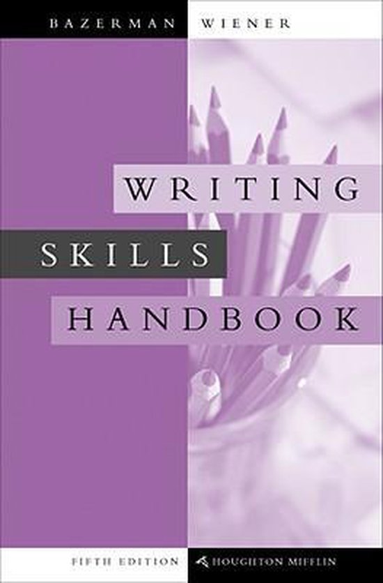 Writing Skills Handbook | 9780495899808 | Charles Bazerman | Boeken ...