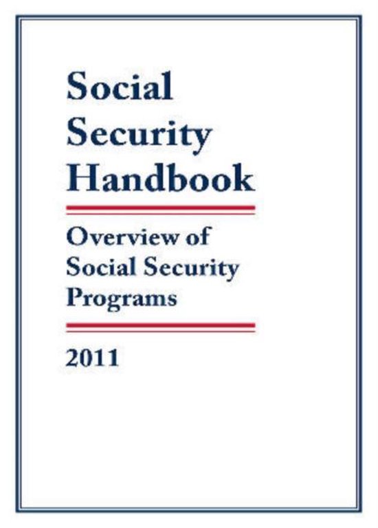 Social Security Handbook 2011 | 9781598884814 | Federal Government ...
