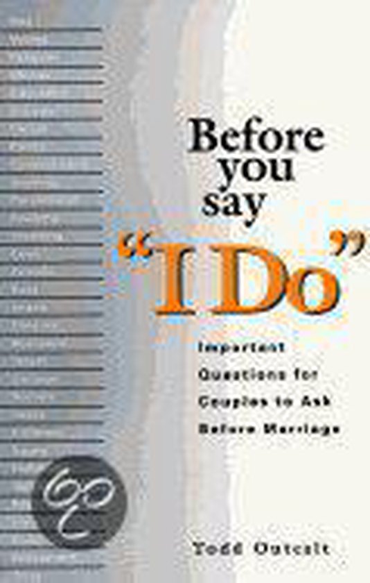 Before You Say "I Do" | 9780399523755 | Todd Outcalt | Boeken | bol