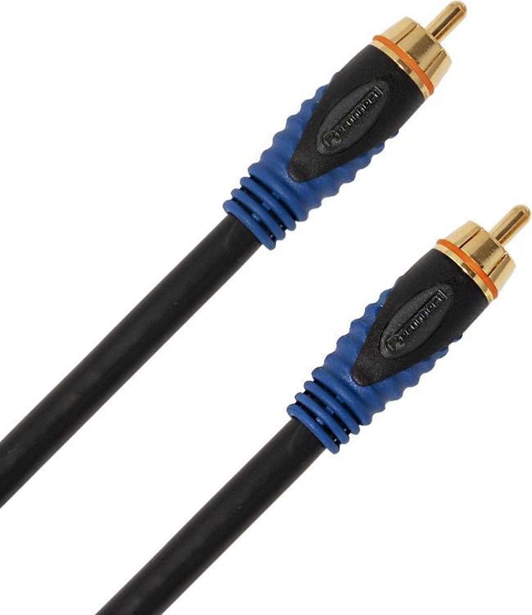 Reconnect premium Tulp coaxiale digitale audio kabel / zwart - 1 meter ...