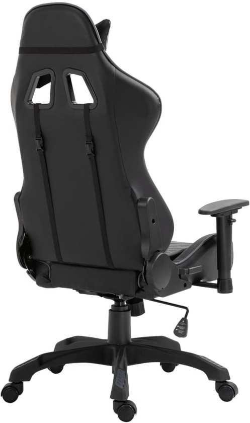 Gaming stoel (INCL leer reinigingdoekjes) Grijs - Game Stoel - Gaming ...