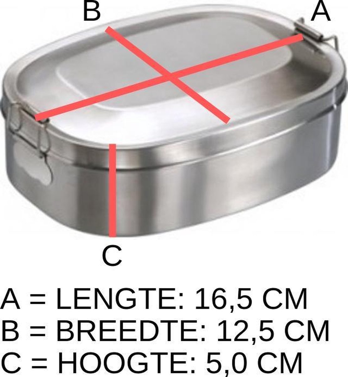 RVS Brooddoos (klein) | bol