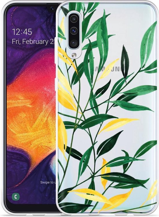 Galaxy A50 Hoesje Watercolor Flowers - Designed by Cazy | bol.com