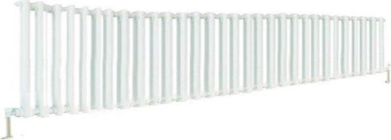Design radiator horizontaal 3 kolom staal wit 30x137,3cm 1067 watt ...