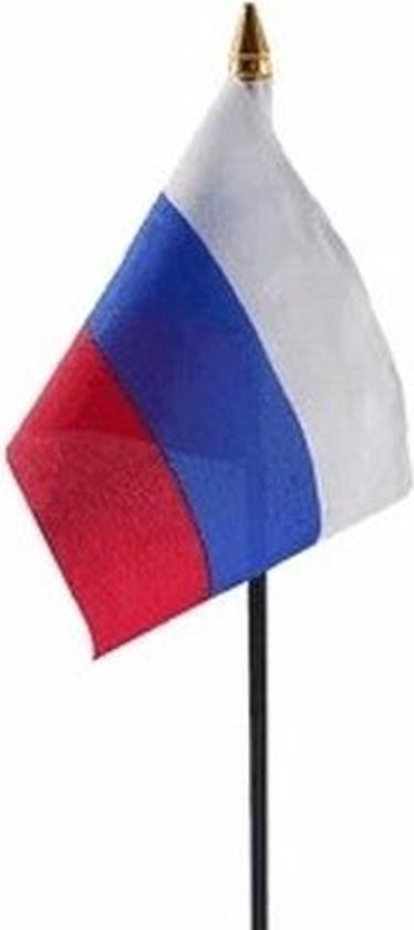 Mini drapeau de la Russie sur bâton 10 x 15 cm | bol.com