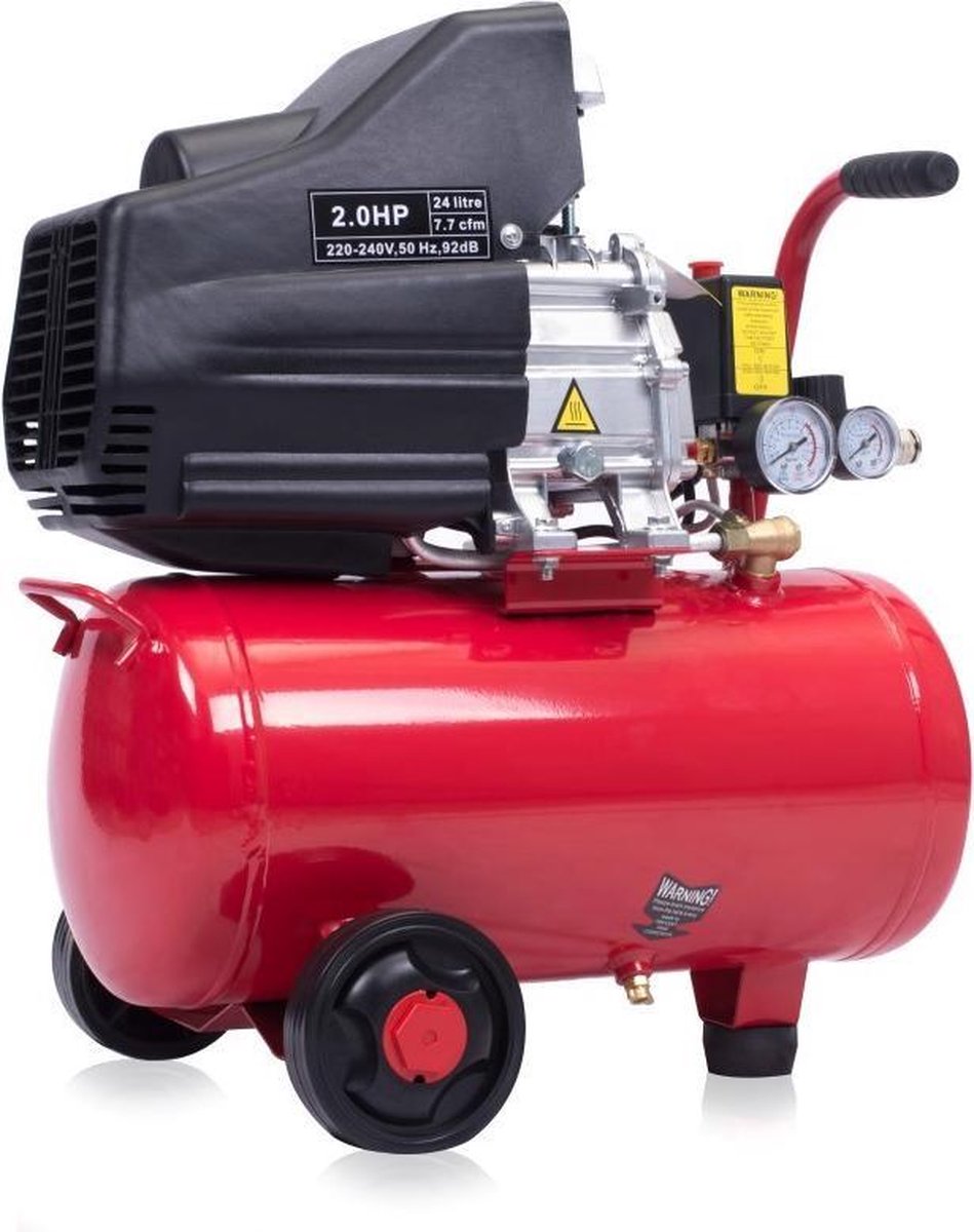 Luchtcompressor 24L 2PK - 8 BAR | bol.com