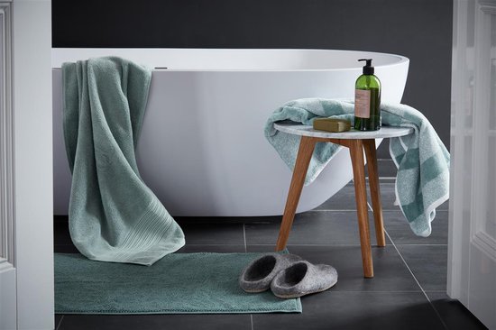 Beddinghouse Nova badmat - groen - 50x90 cm | bol