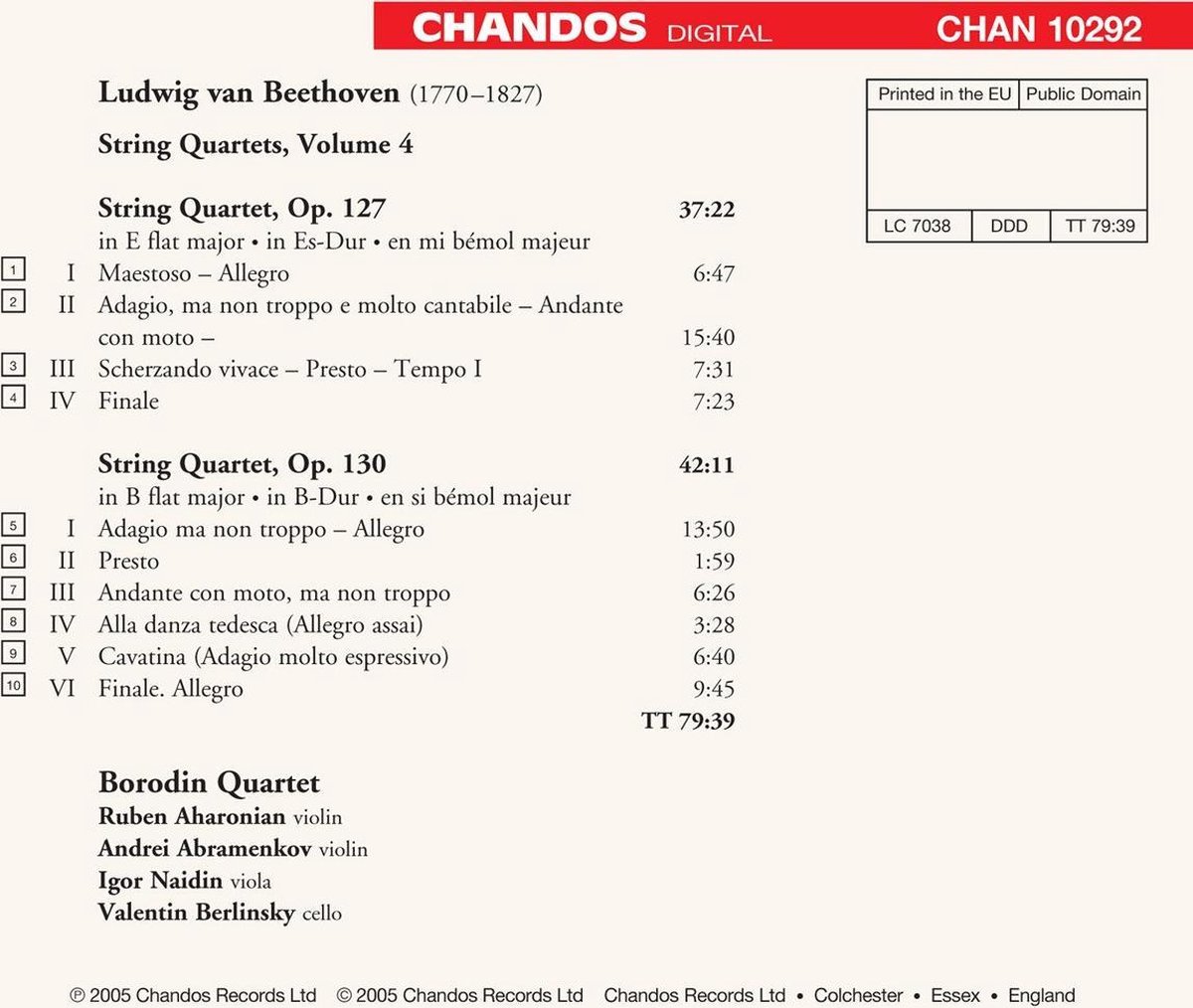 Borodin Quartet - String Quartets Volume 4 (CD), Borodin Quartet | CD (album) | Muziek | bol