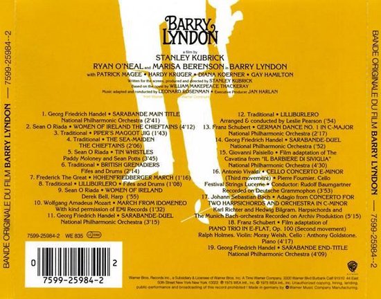 Barry Lyndon, Original Soundtrack | Muziek | bol