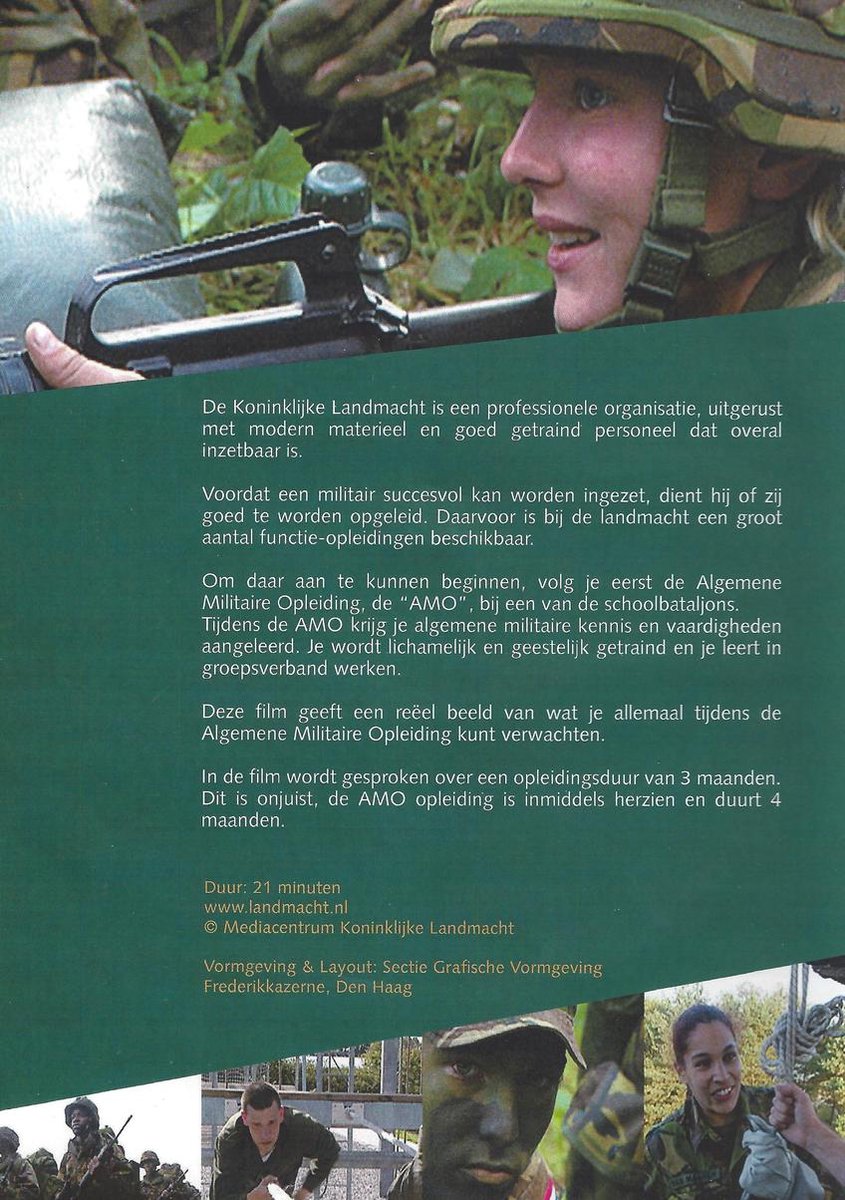 De Algemene Militaire Opleiding Koninklijke Landmacht (Dvd) | Dvd's ...