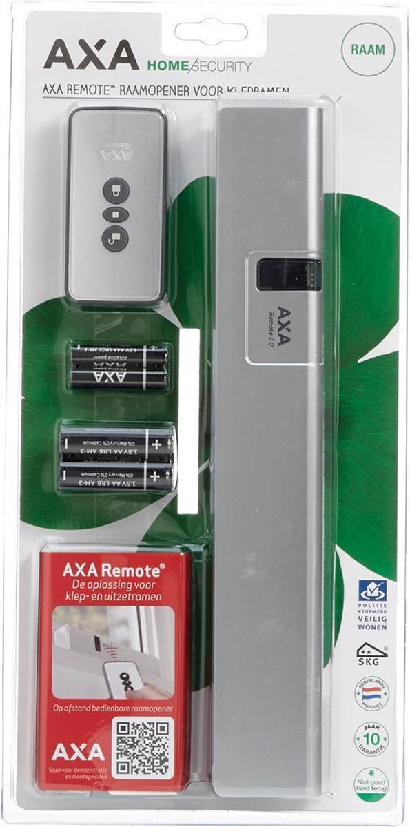 AXA Raamopener (Remote 2.0) Zilver: met afstandsbediening, voor klepraam of... | bol.com