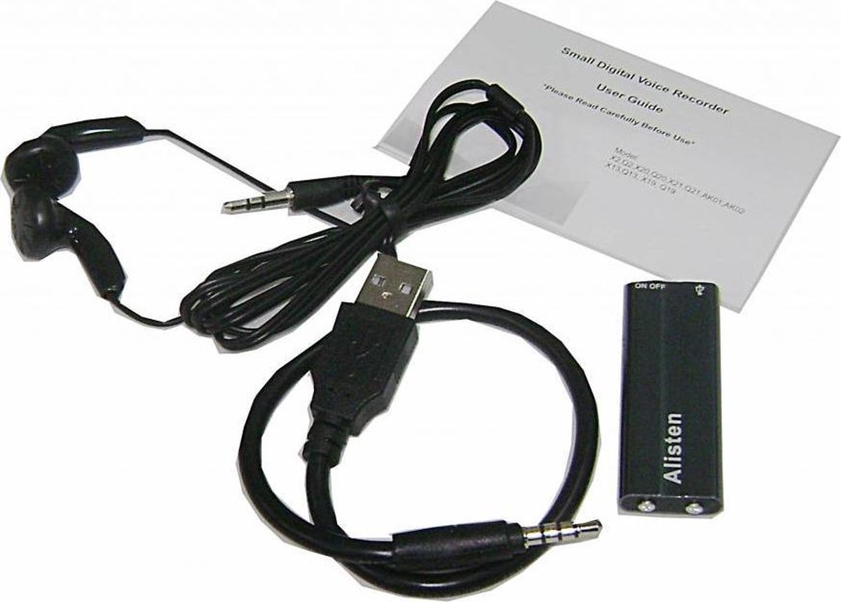 DVR Digitale Voice Recorder met 8GB Audio Recorder – Spy Camera | bol.com