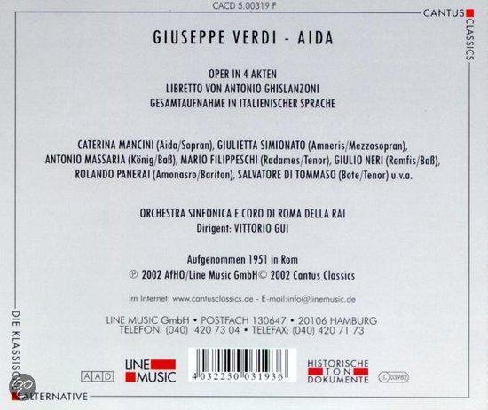 Aida, G. Verdi | CD (album) | Muziek | bol