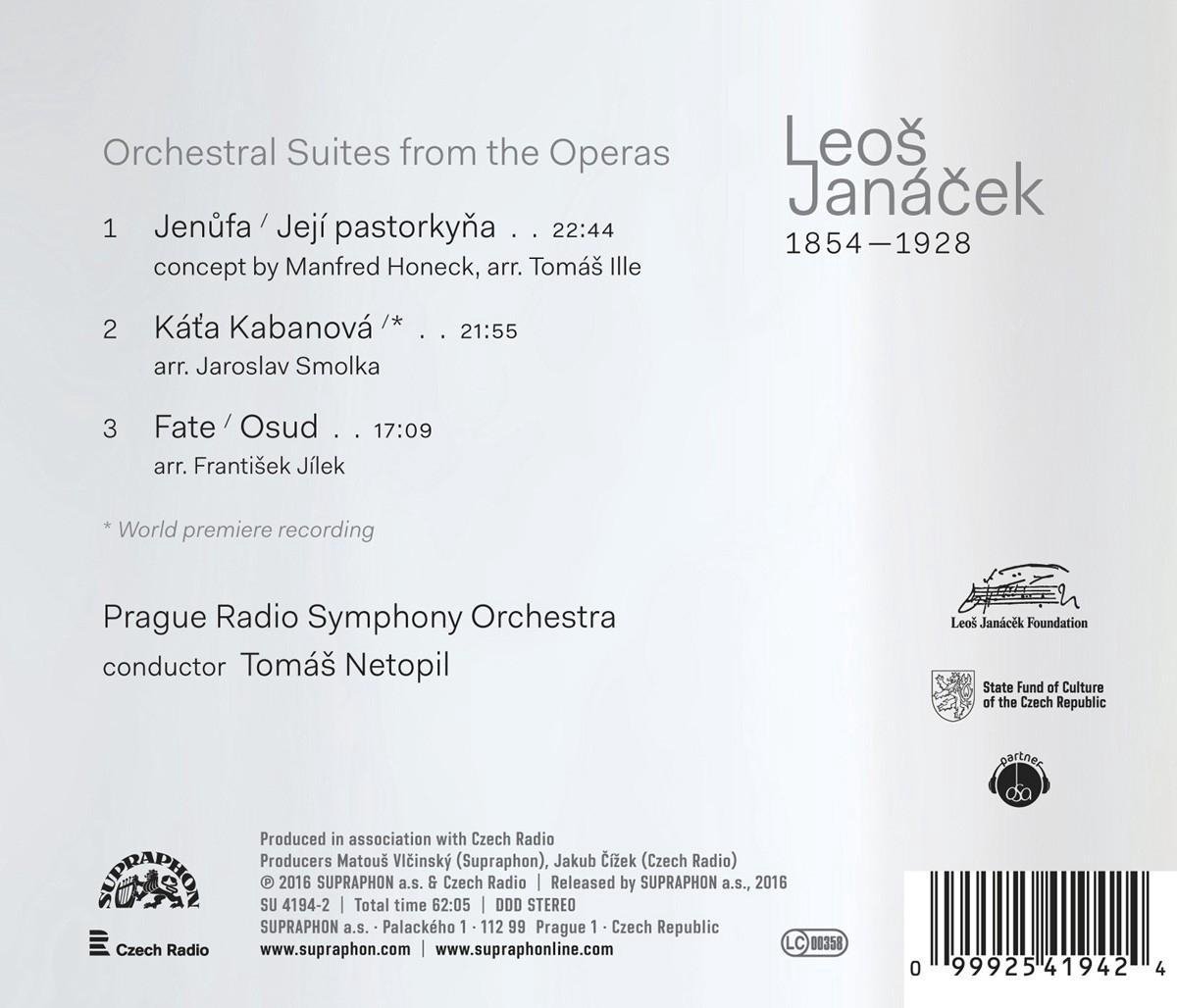 Prague Radio Symphony Orchestra - Janácek: Janacek Orchestral Suites ...