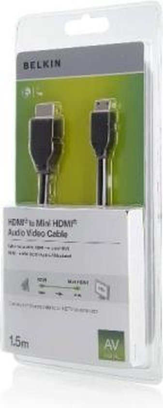 BELKIN HDMI TO MINI HDMI CBL 1.5M | bol