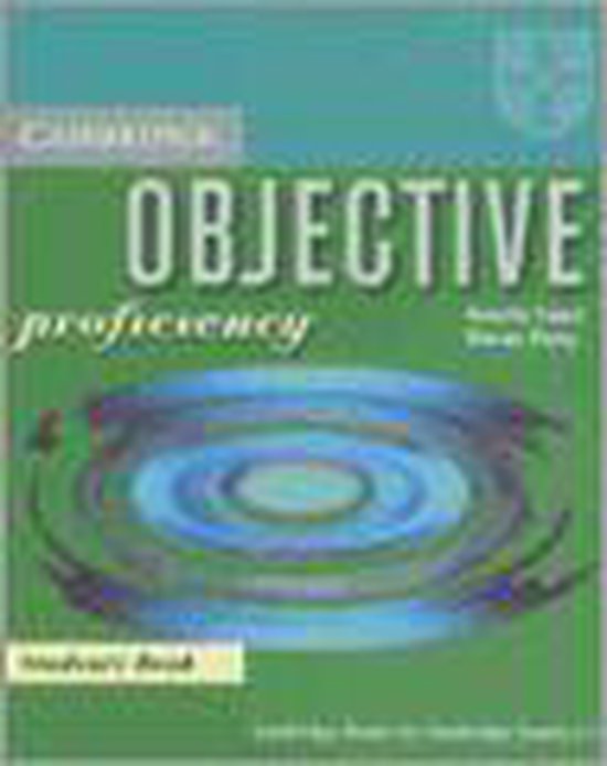 Objective Proficiency Student'S Book | 9780521000307 | Annette Capel ...