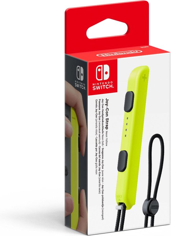 Nintendo Switch JoyCon Strap Neon Yellow | bol.com