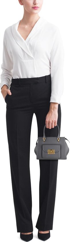 Valentino CHICAGO Shopper Leer - Grijs | bol