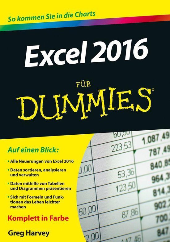 Für Dummies - Excel 2016 für Dummies (ebook), G Harvey | 9783527802302 | Boeken | bol