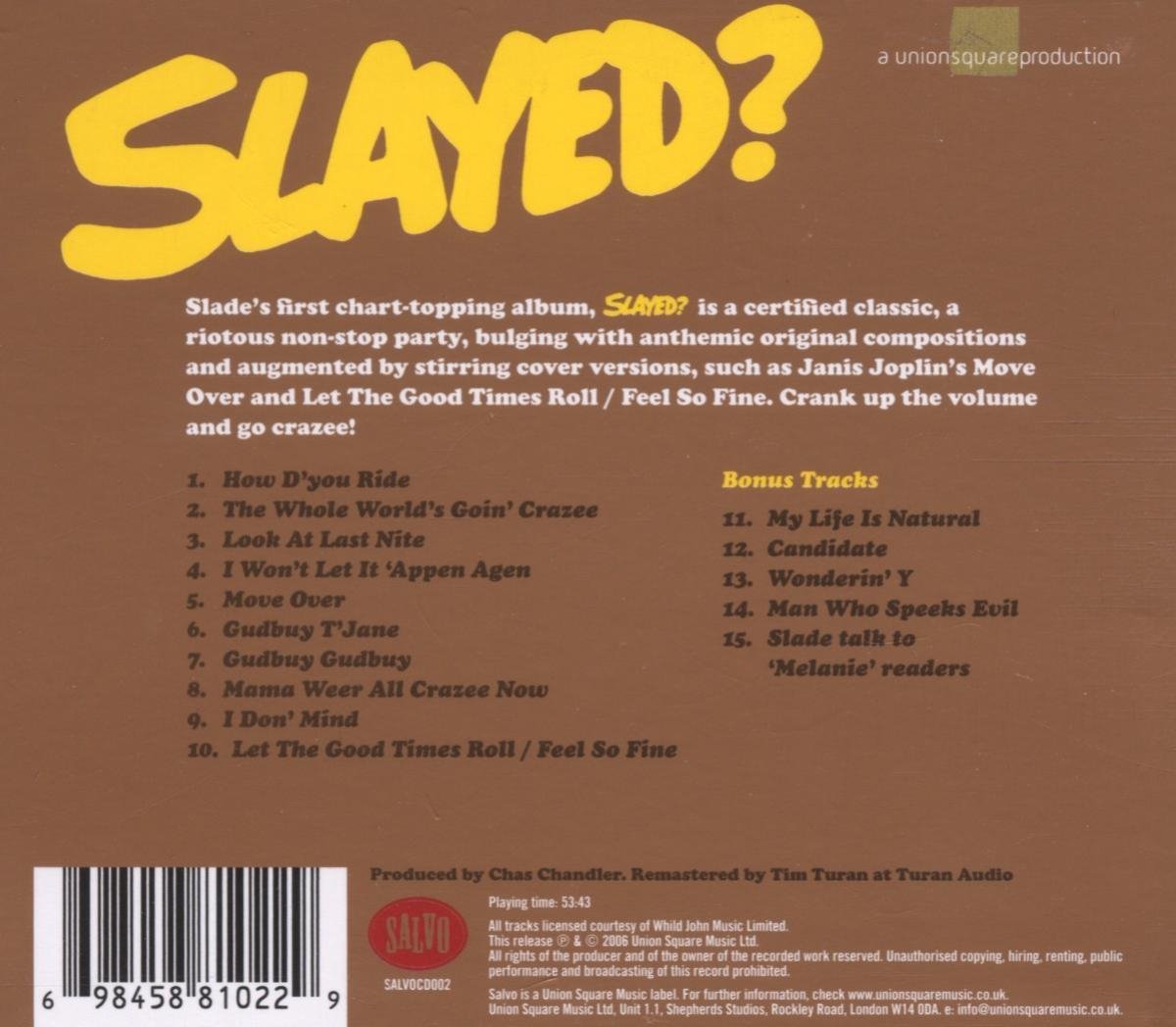 Slayed?, Slade | CD (album) | Muziek | bol