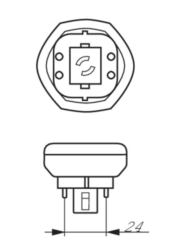 Philips MASTER PL-T Top 57W - 840 Koel Wit | 4 Pin | bol.com