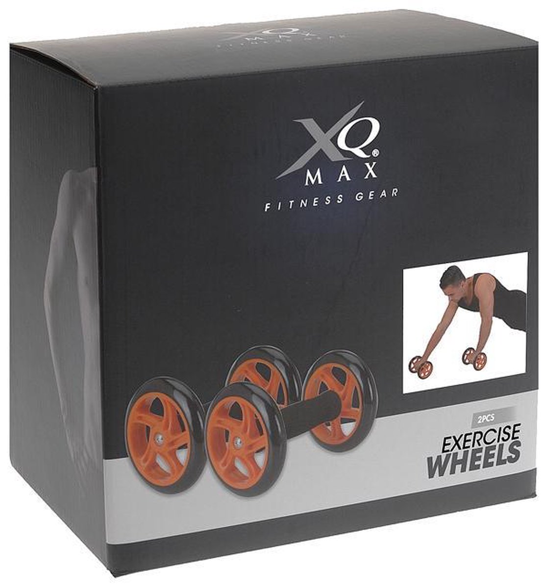 XQ Max Core Wheels set 2 stuks - Zwart/Oranje | bol.com