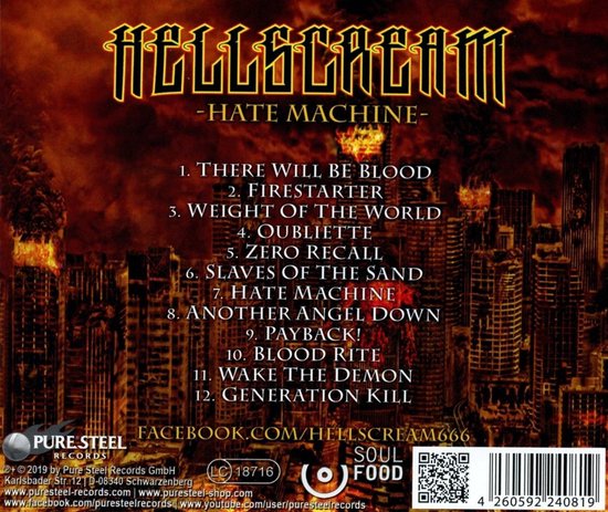 Hate Machine, Hellscream | Muziek | bol