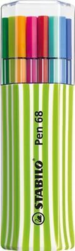 Stabilo Premium Fiber Pen STABILO® Pen 68, 15 pennen | bol