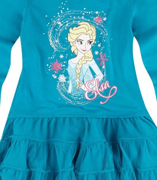 Disney-Frozen-Jurk-turquoise-maat-116 | bol.com