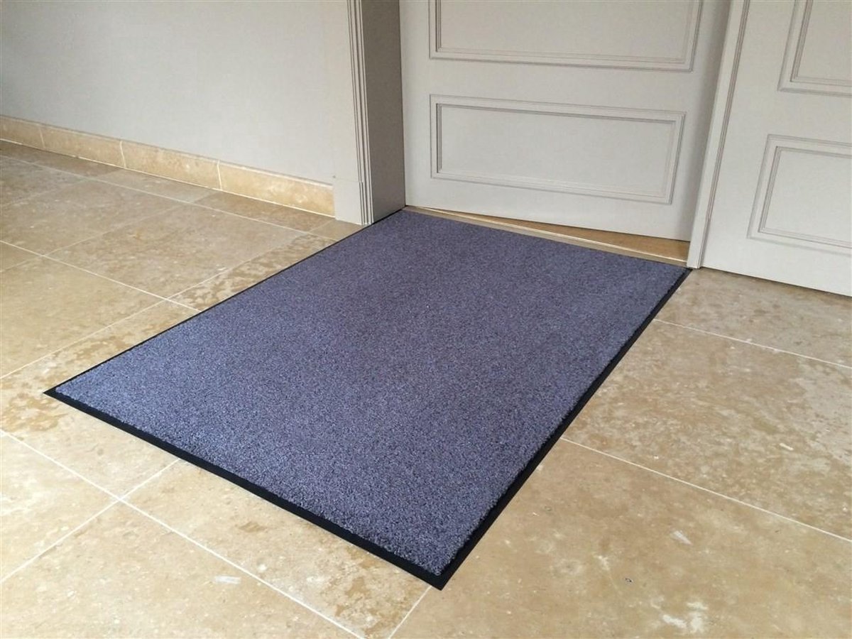 Entreemat / droogloopmat van super kwaliteit Wash & Clean Licht Grijs ...