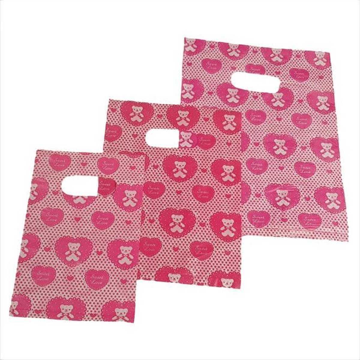 Plastic tasjes - plastiek zakjes 18x26cm (100 stuks) | bol.com