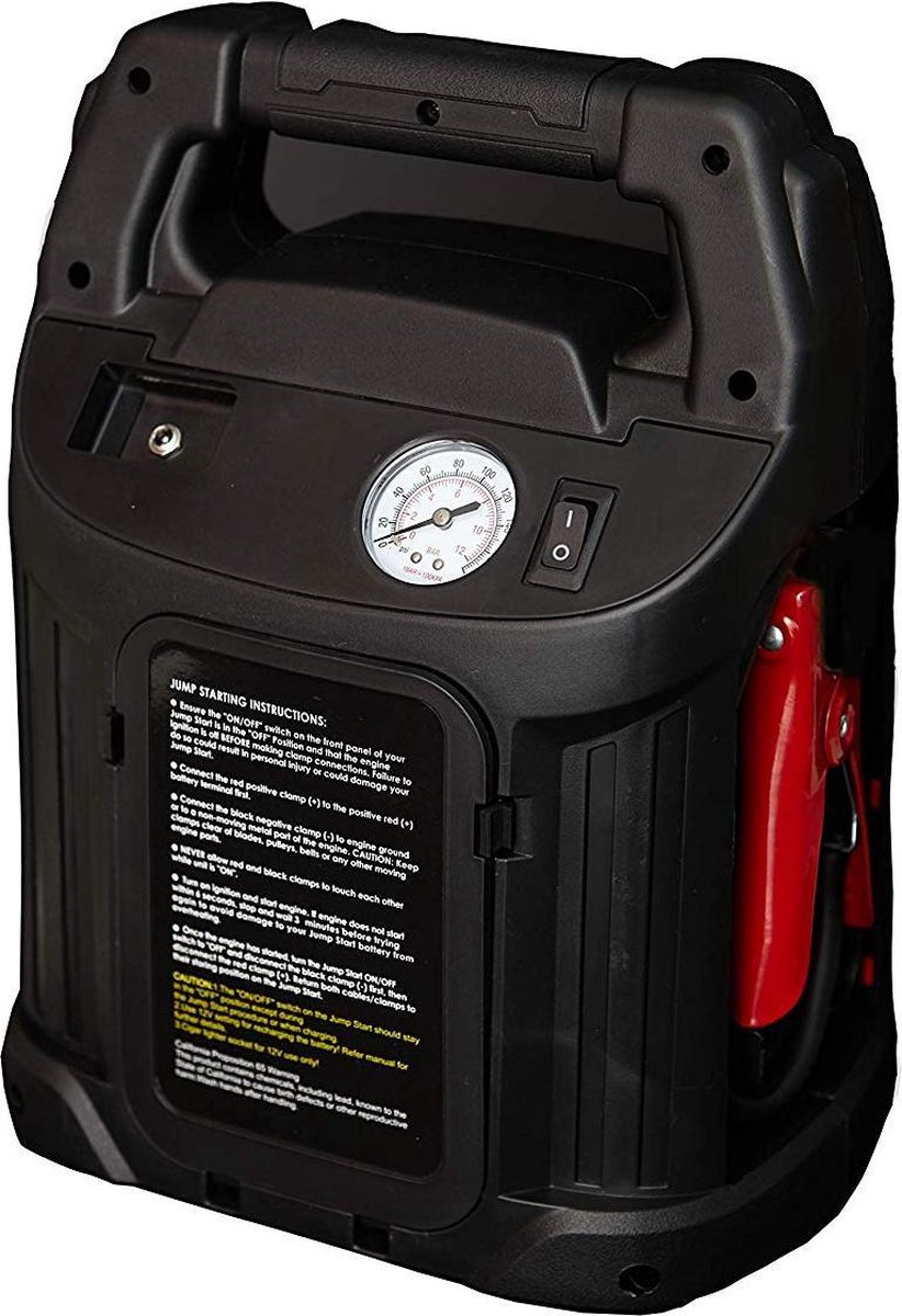 12V Professionele Jumpstarter 1200A | Mobiel stopcontact 220V omvormer ...