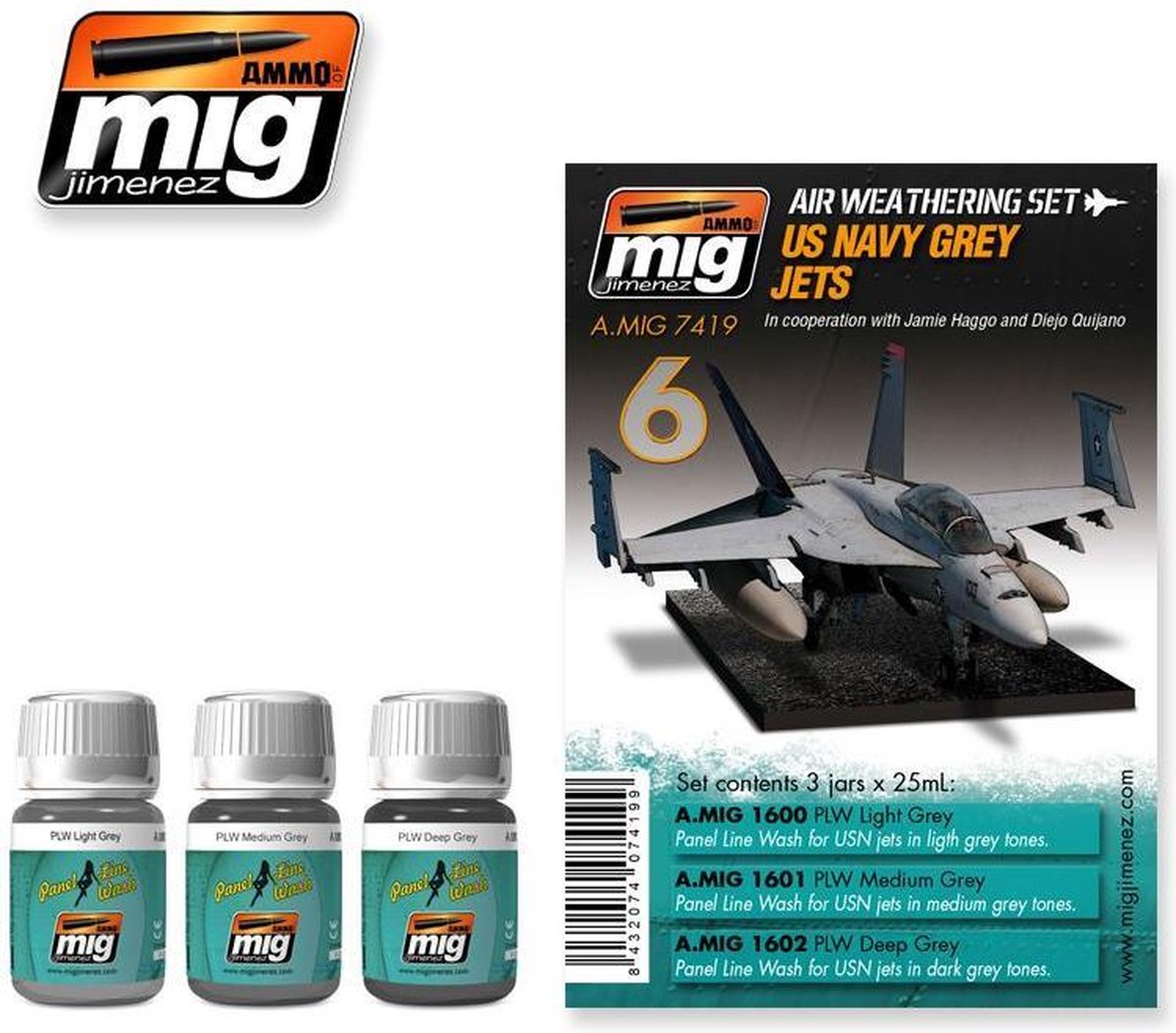 Mig - Us Navy Grey Jets (Mig7419) - modelbouwsets, hobbybouwspeelgoed ...