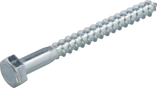 Intergard Houtdraadbout verzinkt DIN 571 8x120mm | bol.com