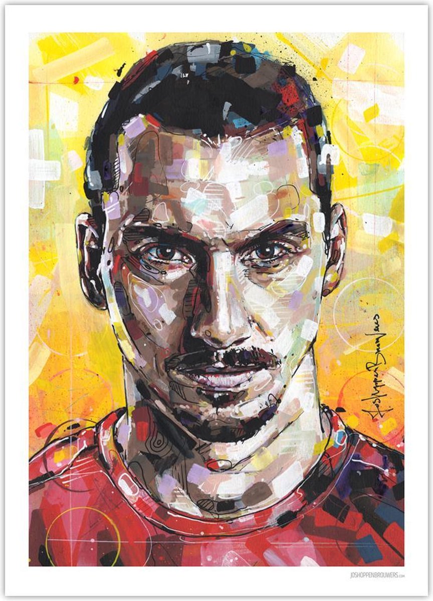 Zlatan Ibrahimovic poster (50x70cm) | bol.com