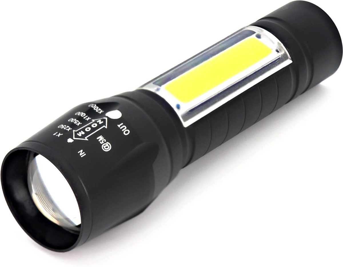 PD® - Zaklamp - Tactisch - Zaklamp led oplaadbaar - Zaklamp Tactical - Zaklamp... | bol