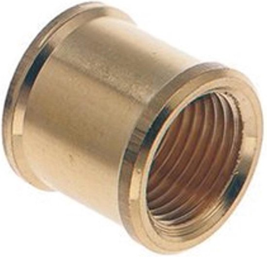 Messing sok binnendraad x binnendraad 1 | bol