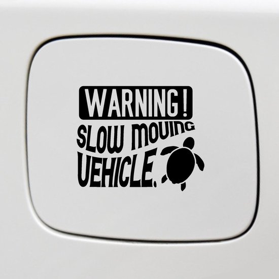 Bumpersticker - Slow Moving Vehicle - 14x11 - Zwart | bol