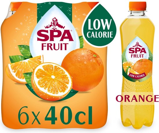 Spa Fruit - Bruisende Orange - 6x40 cl - Low Calorie | bol