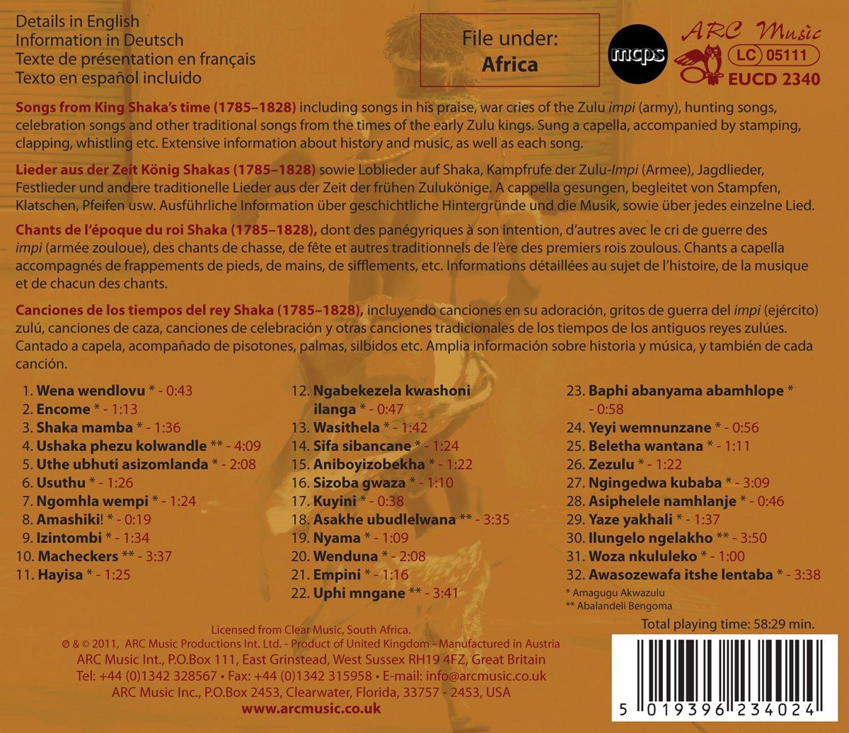 Amagugu Akwazulu & Abalendeli Bengoma - Traditional Zulu Music (CD), Amagugu Akwazulu... | bol