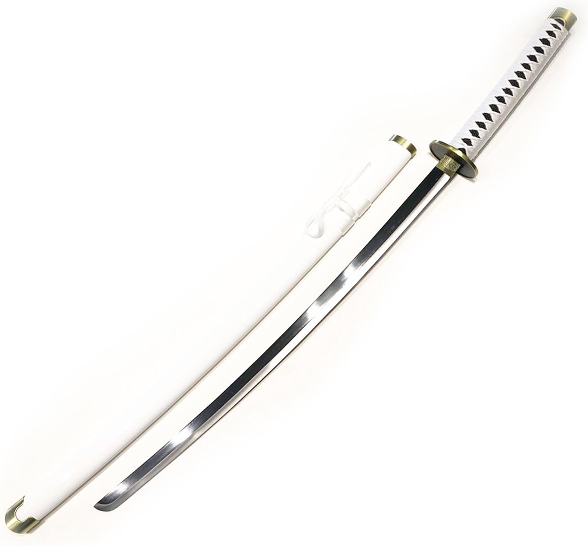 One Piece - Katana Roronoa Zoro - Wado Ichimonji - katana blanc - Épée ...